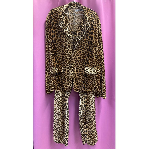Leopard Pimp Suit ADULT EX HIRE FOR SALE